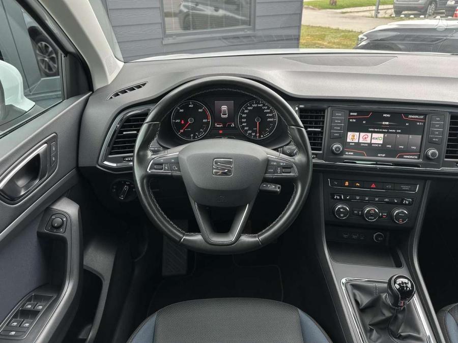 Balts SEAT Ateca 2018 Šauļi, ar dzinēja tilpumu 1.60 L un nobraukumu 119 tūkst. km par 14900 €, foto 8 vietnē AUTOMOTO.COM.LV
