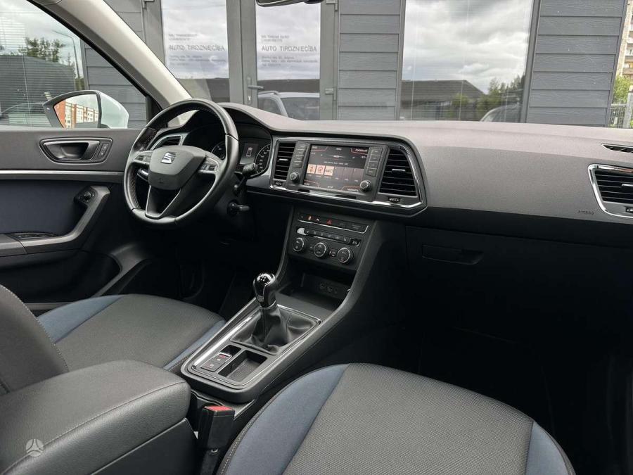 Balts SEAT Ateca 2018 Šauļi, ar dzinēja tilpumu 1.60 L un nobraukumu 119 tūkst. km par 14900 €, foto 11 vietnē AUTOMOTO.COM.LV