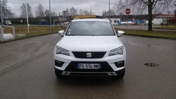 White SEAT Ateca 2019 in Taurage, with an engine capacity of 1.60 L and mileage of 218 thousand km for 13700 €, photo 1 on AUTOMOTO.COM.LV