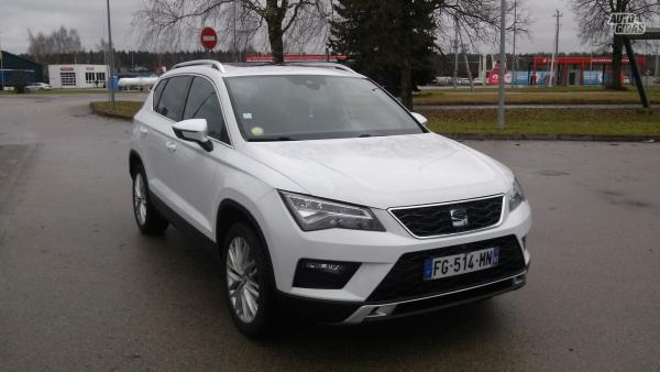 White SEAT Ateca 2019 in Taurage, with an engine capacity of 1.60 L and mileage of 218 thousand km for 13700 €, photo 3 on AUTOMOTO.COM.LV