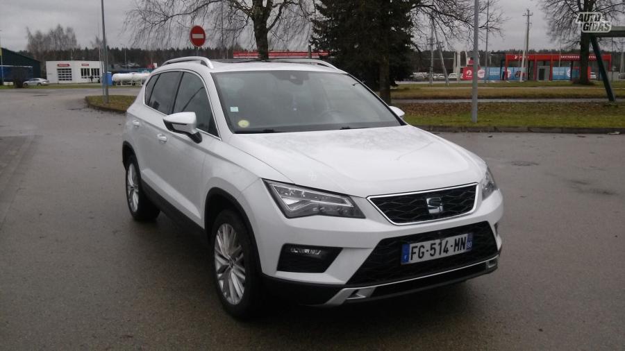 Белый Сеат Ateca 2019 в Таураге, объемом двигателя 1.60 л и пробегом 218 тыс. км за 13700 €, фото 3 на AUTOMOTO.COM.LV