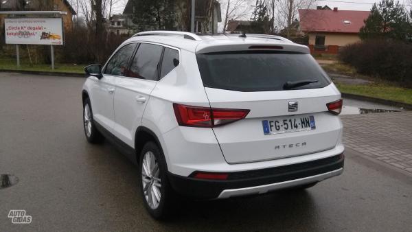 White SEAT Ateca 2019 in Taurage, with an engine capacity of 1.60 L and mileage of 218 thousand km for 13700 €, photo 9 on AUTOMOTO.COM.LV