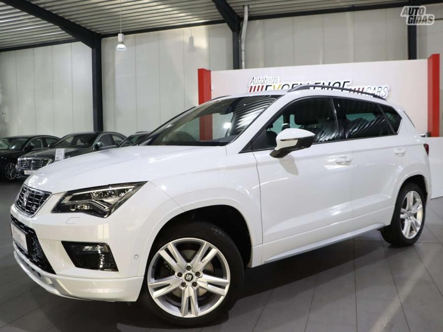 White SEAT Ateca 2019 in Kaunas, with an engine capacity of 2.00 L and mileage of 82 thousand km for 24451 €, photo 5 on AUTOMOTO.COM.LV
