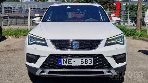 Белый Сеат Ateca 2019 в Рига, объемом двигателя 1.50 л и пробегом 0 тыс. км за 14300 €, фото 1 на AUTOMOTO.COM.LV