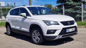White SEAT Ateca 2019 in Riga, with an engine capacity of 1.50 L and mileage of 0 thousand km for 14300 €, photo 3 on AUTOMOTO.COM.LV