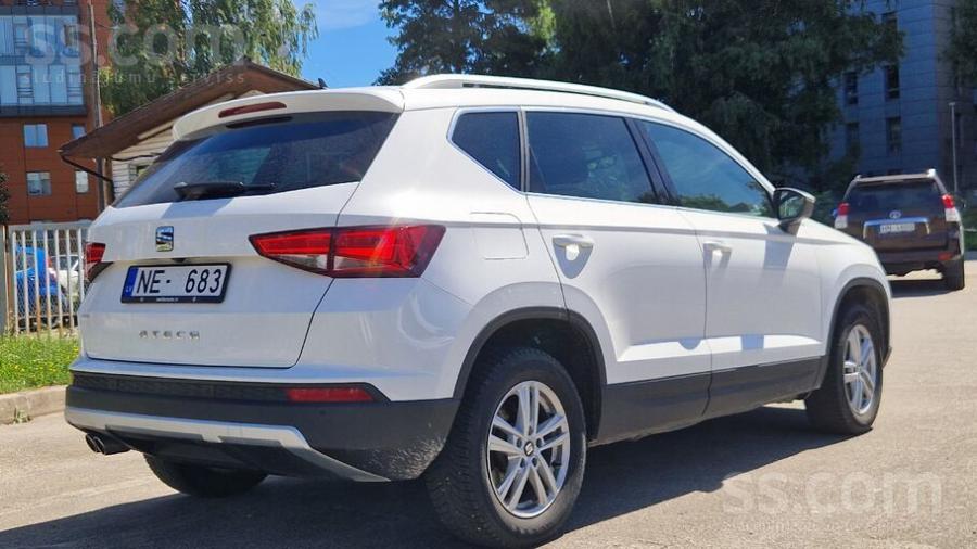 White SEAT Ateca 2019 in Riga, with an engine capacity of 1.50 L and mileage of 0 thousand km for 14300 €, photo 6 on AUTOMOTO.COM.LV