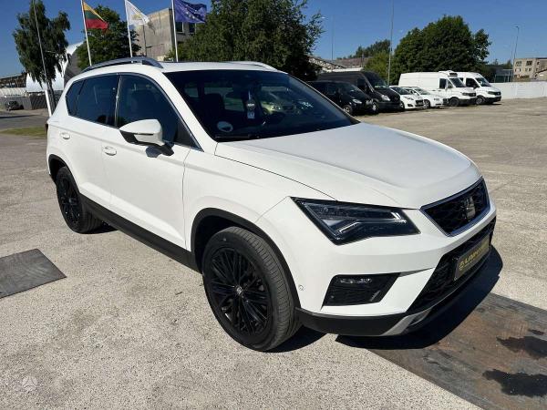 White SEAT Ateca 2019 in Telschi, with an engine capacity of 1.97 L and mileage of 198 thousand km for 17500 €, photo 3 on AUTOMOTO.COM.LV