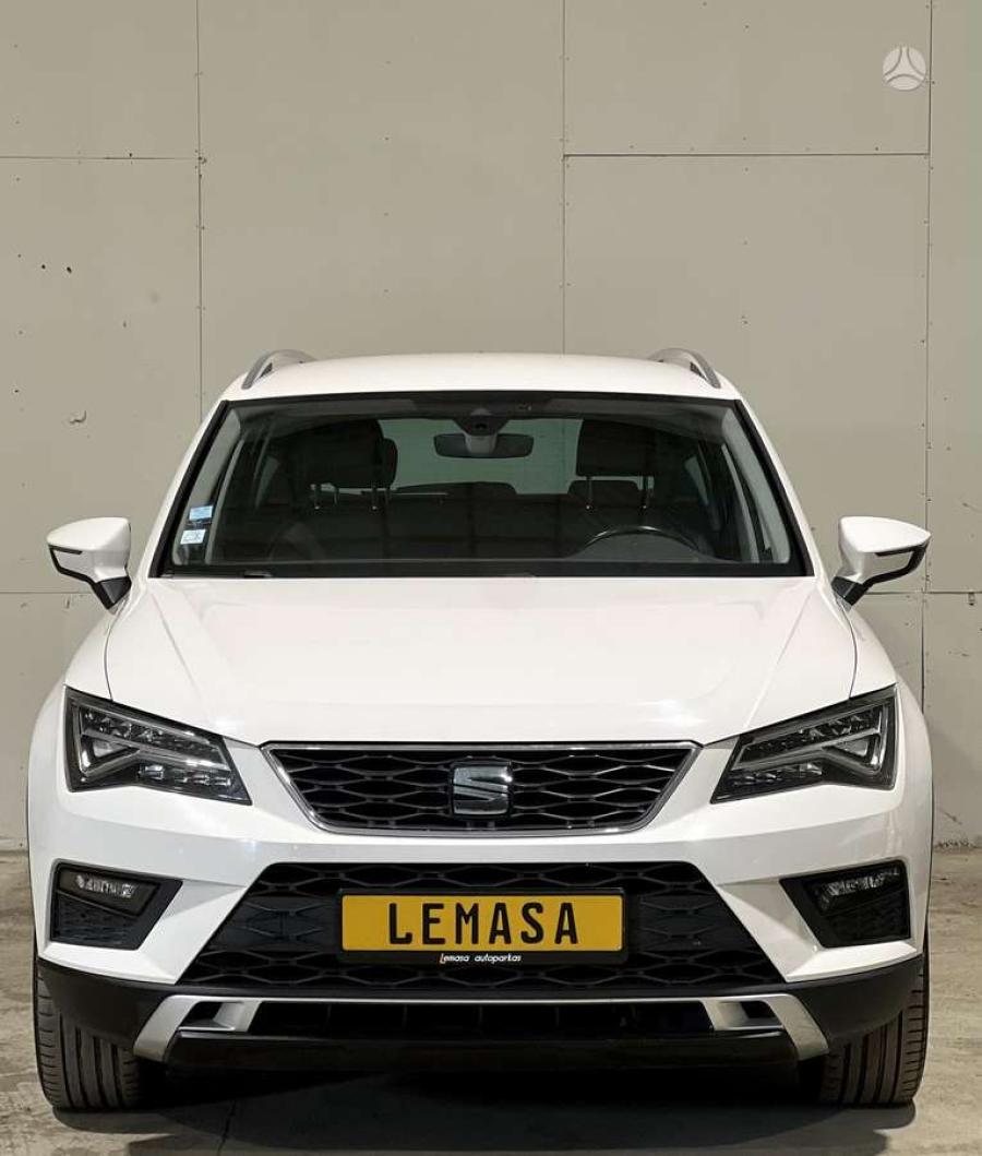 White SEAT Ateca 2019 in Klaipeda, with an engine capacity of 1.97 L and mileage of 224 thousand km for 12999 €, photo 10 on AUTOMOTO.COM.LV