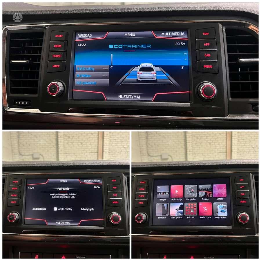 White SEAT Ateca 2019 in Klaipeda, with an engine capacity of 1.97 L and mileage of 224 thousand km for 12999 €, photo 13 on AUTOMOTO.COM.LV