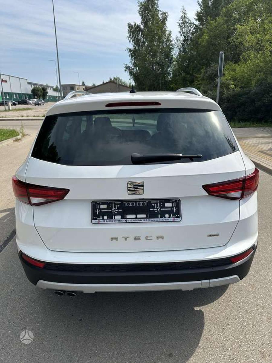 Balts SEAT Ateca 2019 Telšiai, ar dzinēja tilpumu 1.97 L un nobraukumu 198 tūkst. km par 13900 €, foto 7 vietnē AUTOMOTO.COM.LV