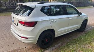White SEAT Ateca 2019 in Riga, with an engine capacity of 1.50 L and mileage of 92 thousand km for 19490 €, photo 5 on AUTOMOTO.COM.LV