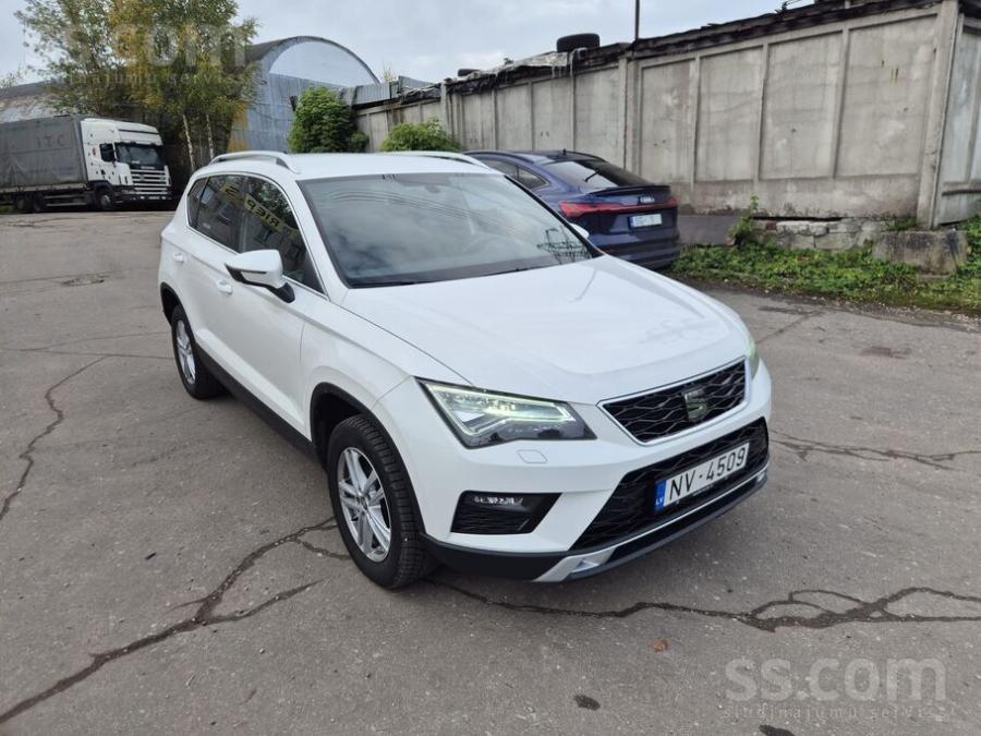 Белый Сеат Ateca 2019 в Рига, объемом двигателя 1.50 л и пробегом 180 тыс. км за 14490 €, фото 3 на AUTOMOTO.COM.LV