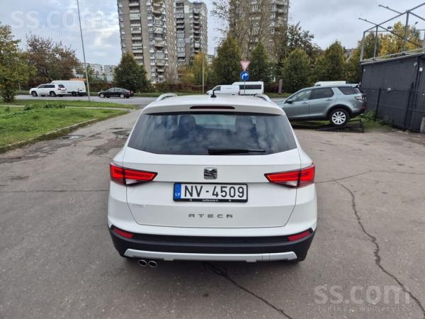 Balts SEAT Ateca 2019 Rīga, ar dzinēja tilpumu 1.50 L un nobraukumu 180 tūkst. km par 14490 €, foto 8 vietnē AUTOMOTO.COM.LV