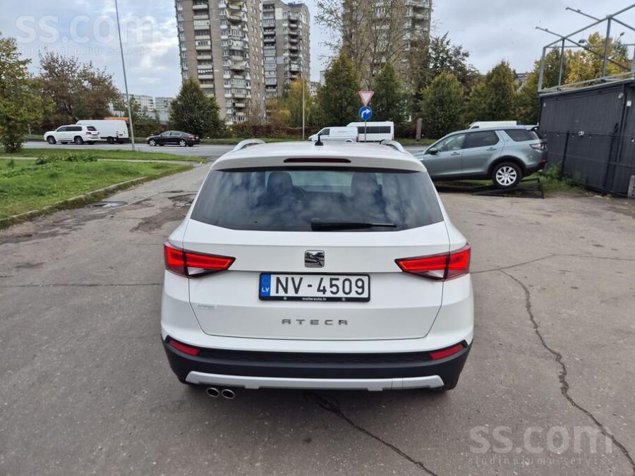 Белый Сеат Ateca 2019 в Рига, объемом двигателя 1.50 л и пробегом 180 тыс. км за 14490 €, фото 8 на AUTOMOTO.COM.LV
