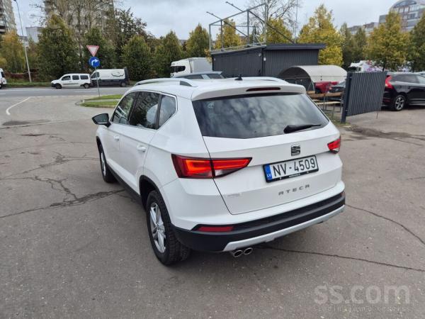 Balts SEAT Ateca 2019 Rīga, ar dzinēja tilpumu 1.50 L un nobraukumu 180 tūkst. km par 14490 €, foto 9 vietnē AUTOMOTO.COM.LV