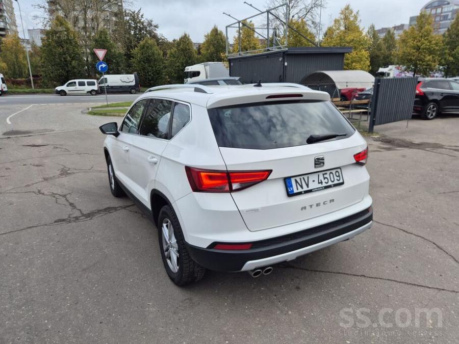 Белый Сеат Ateca 2019 в Рига, объемом двигателя 1.50 л и пробегом 180 тыс. км за 14490 €, фото 9 на AUTOMOTO.COM.LV