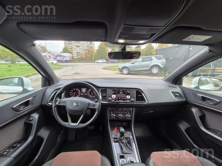 Белый Сеат Ateca 2019 в Рига, объемом двигателя 1.50 л и пробегом 180 тыс. км за 14490 €, фото 12 на AUTOMOTO.COM.LV