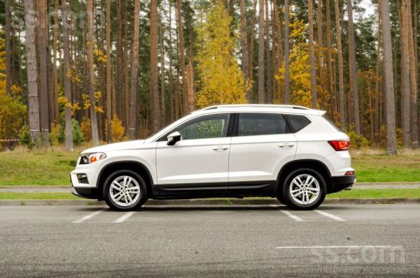 Сеат Ateca 2019 в Рига на AUTOMOTO.COM.LV Белый Сеат Ateca 2019 в Рига, объемом двигателя 1.50 л и пробегом 180 тыс. км за 14490 €, фото 6 на AUTOMOTO.COM.LV