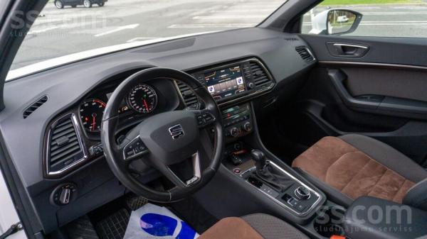 Сеат Ateca 2019 в Рига на AUTOMOTO.COM.LV Белый Сеат Ateca 2019 в Рига, объемом двигателя 1.50 л и пробегом 180 тыс. км за 14490 €, фото 11 на AUTOMOTO.COM.LV