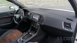 White SEAT Ateca 2019 in Riga, with an engine capacity of 1.50 L and mileage of 180 thousand km for 14490 €, photo 12 on AUTOMOTO.COM.LV