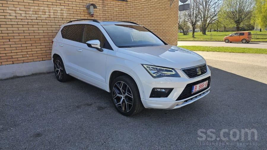 Белый Сеат Ateca 2020 в Лимбажи, объемом двигателя 2.00 л и пробегом 116 тыс. км за 19950 €, фото 4 на AUTOMOTO.COM.LV