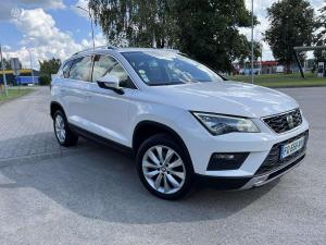 White SEAT Ateca 2020 in Taurage, with an engine capacity of 1.97 L and mileage of 296 thousand km for 10900 €, photo 4 on AUTOMOTO.COM.LV