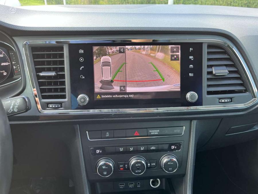 White SEAT Ateca 2020 in Taurage, with an engine capacity of 1.97 L and mileage of 296 thousand km for 10900 €, photo 16 on AUTOMOTO.COM.LV