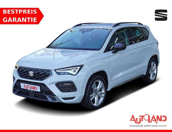White SEAT Ateca 2021 in Kaunas, with an engine capacity of 1.50 L and mileage of 72 thousand km for 28529 €, photo 1 on AUTOMOTO.COM.LV