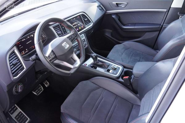 Balts SEAT Ateca 2021 Kauņa, ar dzinēja tilpumu 1.50 L un nobraukumu 72 tūkst. km par 28529 €, foto 8 vietnē AUTOMOTO.COM.LV