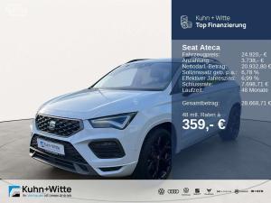 White SEAT Ateca 2021 in Kaunas, with an engine capacity of 2.00 L and mileage of 80 thousand km for 27468 €, photo  on AUTOMOTO.COM.LV