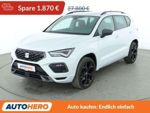 Белый Сеат Ateca 2021 в Каунас, объемом двигателя 2.00 л и пробегом 58 тыс. км за 28508 €, фото  на AUTOMOTO.COM.LV
