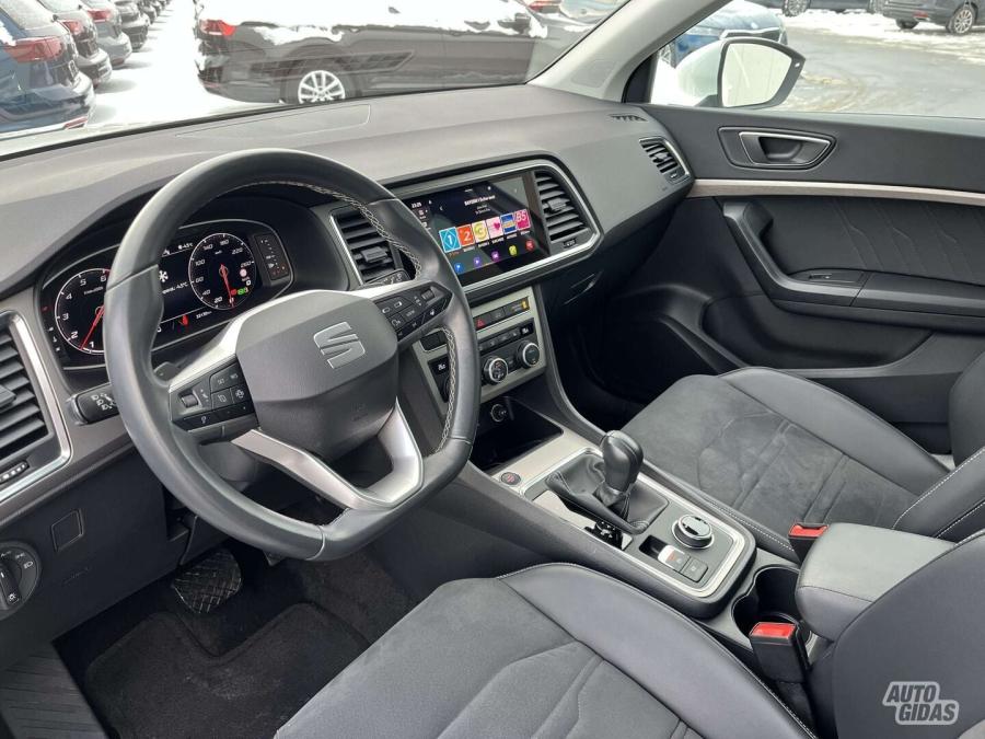 Balts SEAT Ateca 2021 Kauņa, ar dzinēja tilpumu 1.50 L un nobraukumu 33 tūkst. km par 27406 €, foto 10 vietnē AUTOMOTO.COM.LV