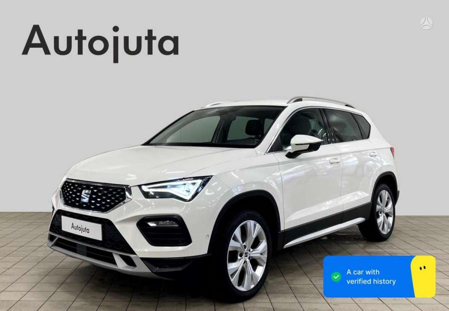 Белый Сеат Ateca 2021 в Каунас, объемом двигателя 1.50 л и пробегом 91 тыс. км за 19200 €, фото 1 на AUTOMOTO.COM.LV