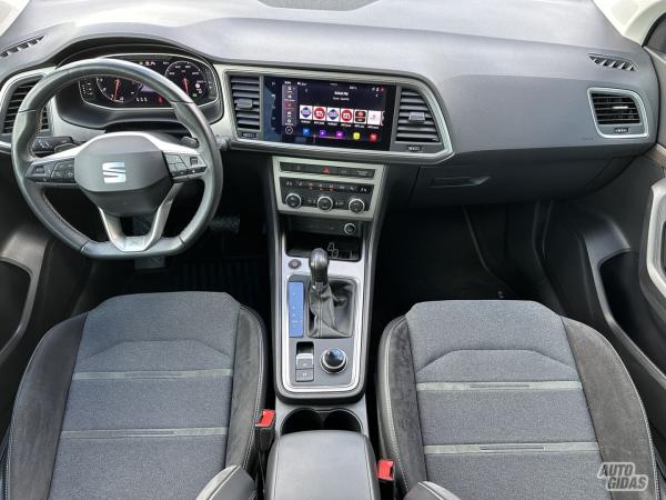 White SEAT Ateca 2021 in Avizieniai, with an engine capacity of 1.50 L and mileage of 164 thousand km for 18250 €, photo 3 on AUTOMOTO.COM.LV