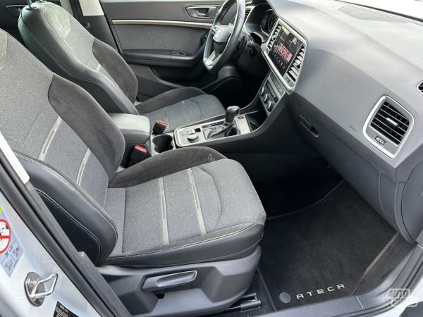 White SEAT Ateca 2021 in Avizieniai, with an engine capacity of 1.50 L and mileage of 164 thousand km for 18250 €, photo 4 on AUTOMOTO.COM.LV