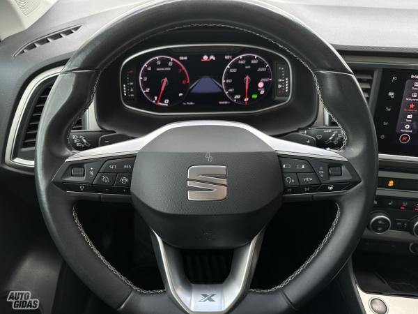 White SEAT Ateca 2021 in Avizieniai, with an engine capacity of 1.50 L and mileage of 164 thousand km for 18250 €, photo 6 on AUTOMOTO.COM.LV