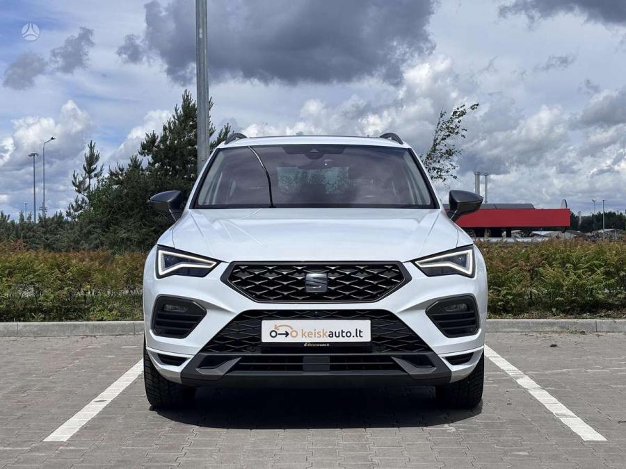 Balts SEAT Ateca 2021 Viļņa, ar dzinēja tilpumu 1.50 L un nobraukumu 203 tūkst. km par 17800 €, foto 4 vietnē AUTOMOTO.COM.LV