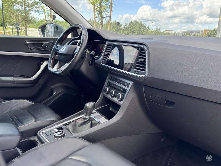 Balts SEAT Ateca 2021 Viļņa, ar dzinēja tilpumu 1.50 L un nobraukumu 203 tūkst. km par 17800 €, foto 17 vietnē AUTOMOTO.COM.LV