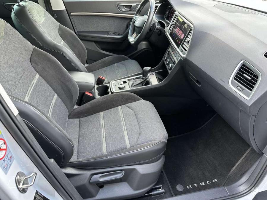 Balts SEAT Ateca 2021 Viļņa, ar dzinēja tilpumu 1.50 L un nobraukumu 164 tūkst. km par 18250 €, foto 5 vietnē AUTOMOTO.COM.LV