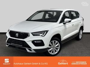 Balts SEAT Ateca 2022 Kauņa, ar dzinēja tilpumu 1.50 L un nobraukumu 12 tūkst. km par 27447 €, foto  vietnē AUTOMOTO.COM.LV