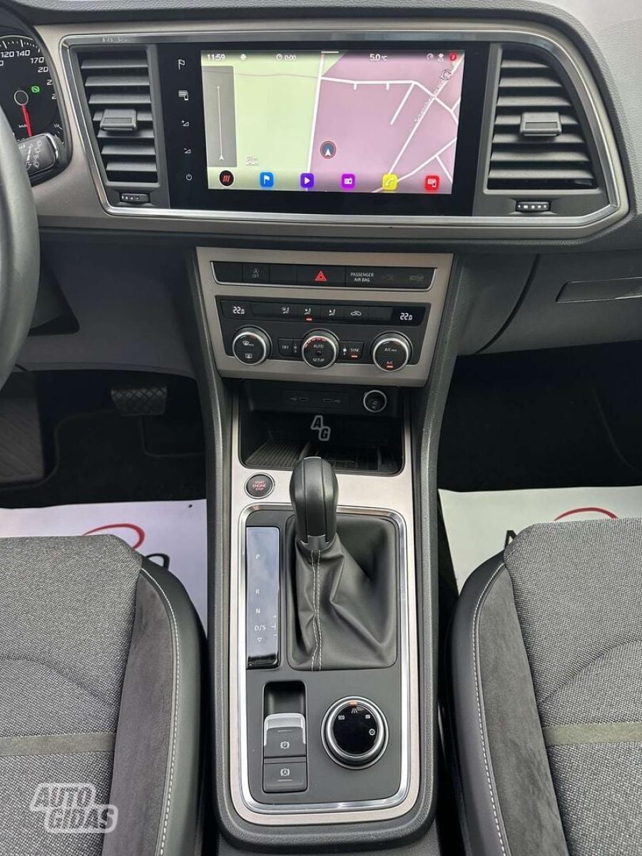 White SEAT Ateca 2022 in Kaunas, with an engine capacity of 2.00 L and mileage of 95 thousand km for 24922 €, photo 11 on AUTOMOTO.COM.LV