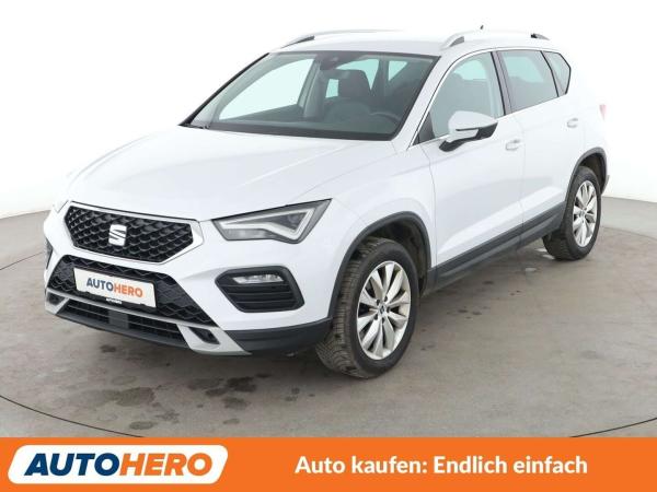 Balts SEAT Ateca 2022 Kauņa, ar dzinēja tilpumu 2.00 L un nobraukumu 92 tūkst. km par 26924 €, foto 1 vietnē AUTOMOTO.COM.LV