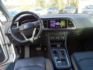 White SEAT Ateca 2022 in Kaunas, with an engine capacity of 2.00 L and mileage of 60 thousand km for 28924 €, photo 8 on AUTOMOTO.COM.LV