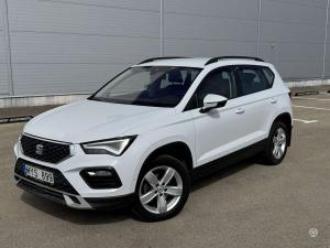 Balts SEAT Ateca 2022 Šauļi, ar dzinēja tilpumu 1.50 L un nobraukumu 125 tūkst. km par 19999 €, foto  vietnē AUTOMOTO.COM.LV