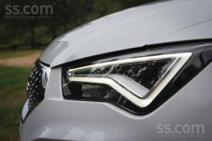 White SEAT Ateca 2022 in Cesis, with an engine capacity of 2.00 L and mileage of 77 thousand km for 21500 €, photo 16 on AUTOMOTO.COM.LV