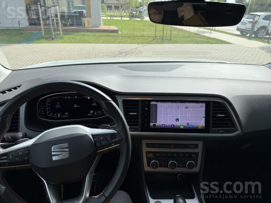 Balts SEAT Ateca 2023 Rīga, ar dzinēja tilpumu 1.50 L un nobraukumu 66 tūkst. km par 21980 €, foto 5 vietnē AUTOMOTO.COM.LV