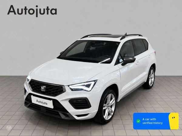 White SEAT Ateca 2023 in Kaunas, with an engine capacity of 1.97 L and mileage of 149 thousand km for 21400 €, photo 1 on AUTOMOTO.COM.LV