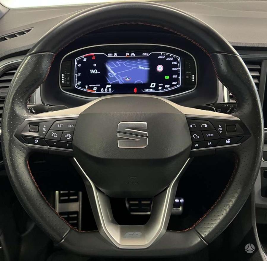 Белый Сеат Ateca 2023 в Каунас, объемом двигателя 1.97 л и пробегом 149 тыс. км за 21400 €, фото 7 на AUTOMOTO.COM.LV