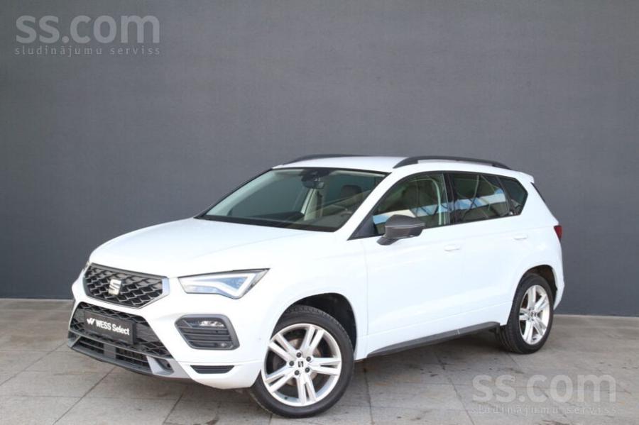 Белый Сеат Ateca 2023 в Рига, объемом двигателя 1.50 л и пробегом 67 тыс. км за 21900 €, фото 1 на AUTOMOTO.COM.LV