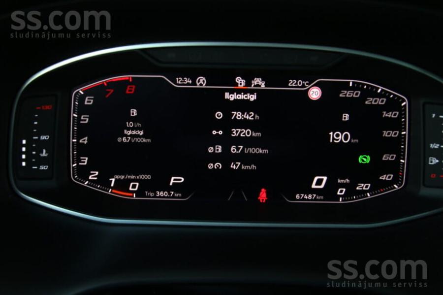 Белый Сеат Ateca 2023 в Рига, объемом двигателя 1.50 л и пробегом 67 тыс. км за 21900 €, фото 14 на AUTOMOTO.COM.LV